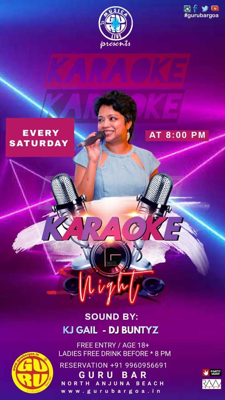 Karaoke Night by Guru Bar, Ladies Night Event Tickets Goa - Clubr