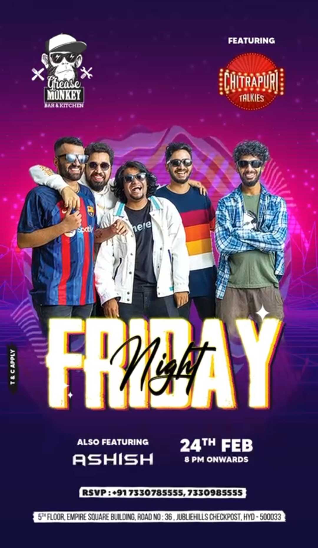 Friday Nights with Chitrapuri Talkies by Grease Monkey, Live Band Event ...