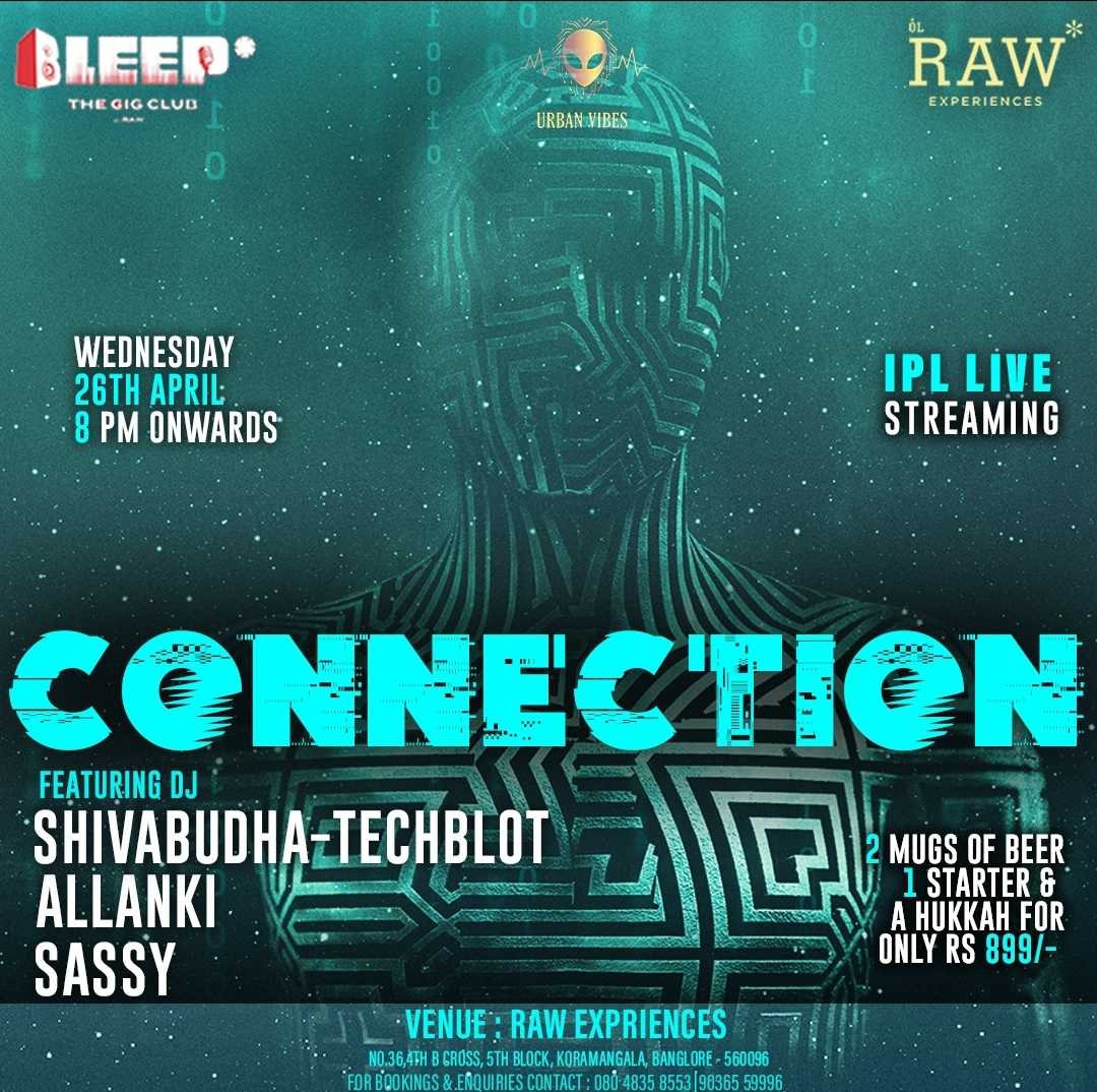 Wednesday Night - Connection by Raw Experiences , Techno Event Tickets ...