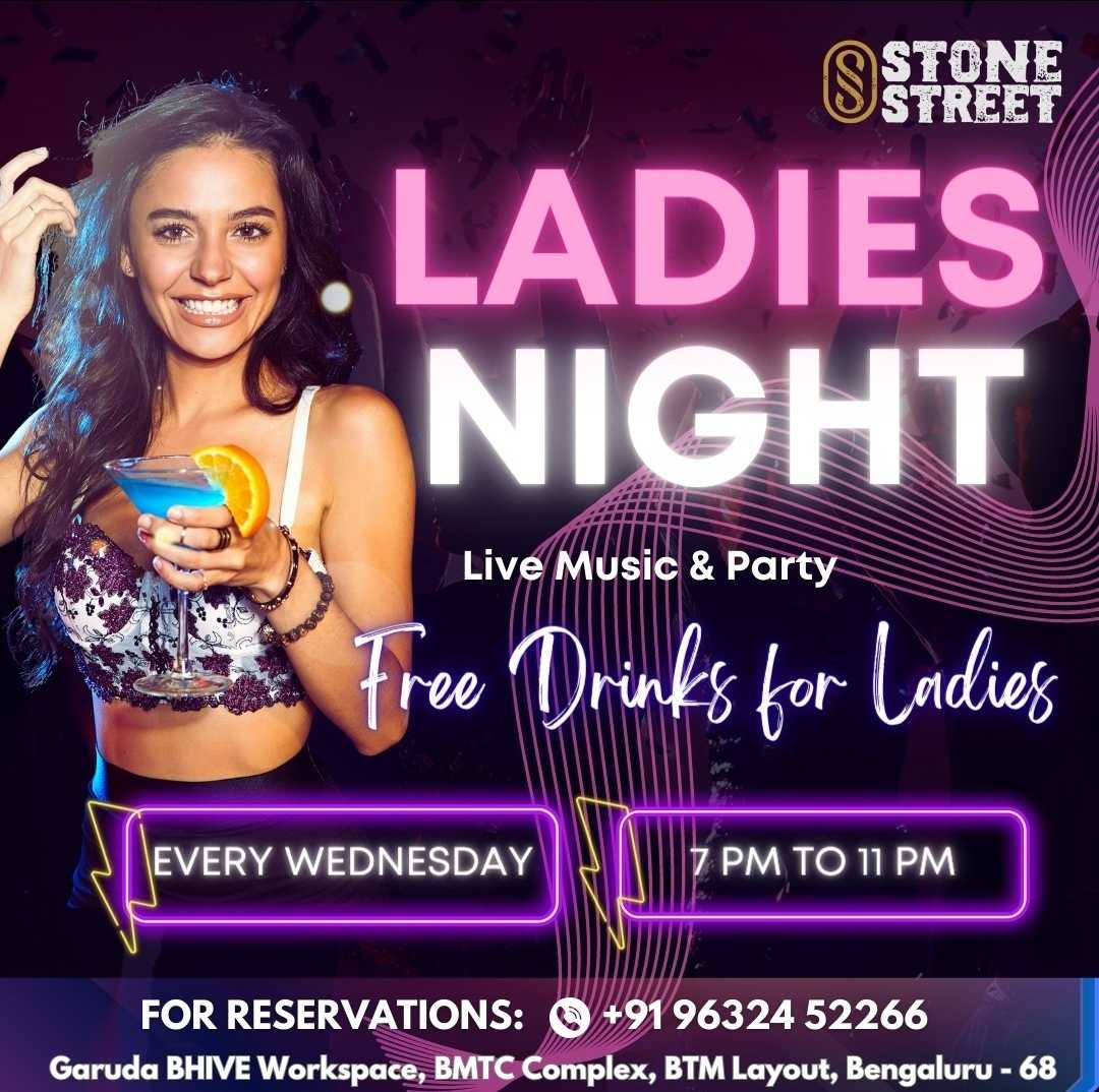 Wednesday Ladies Night by Stone Street , Ladies Night Event Tickets ...