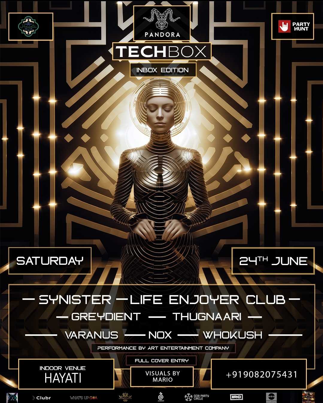 Suterday Nights - Techbox by Pandora Underground MUSIC Collective ...