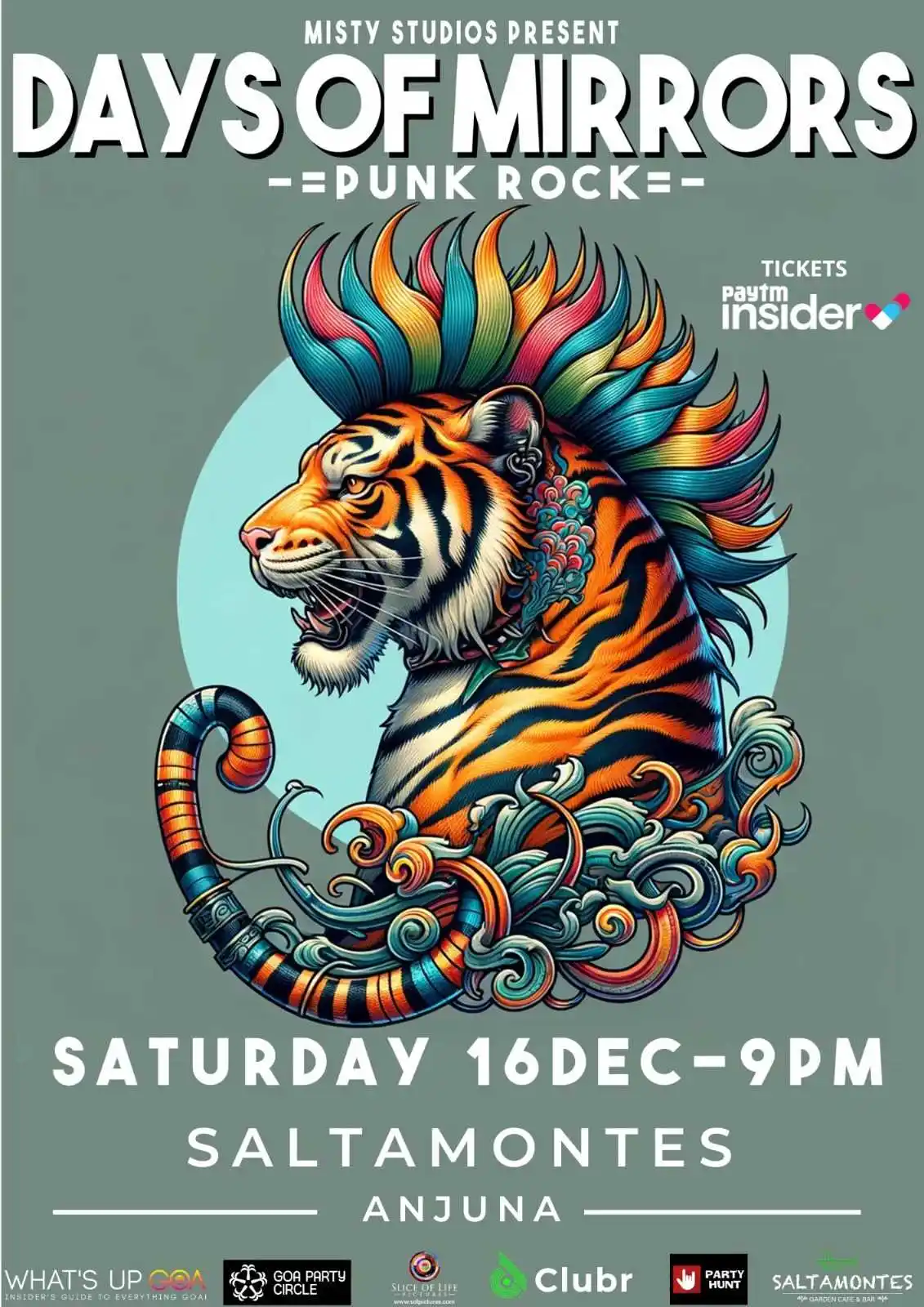 Days of Mirrors by Saltamontes, Party Plessen Event Tickets Goa - Clubr